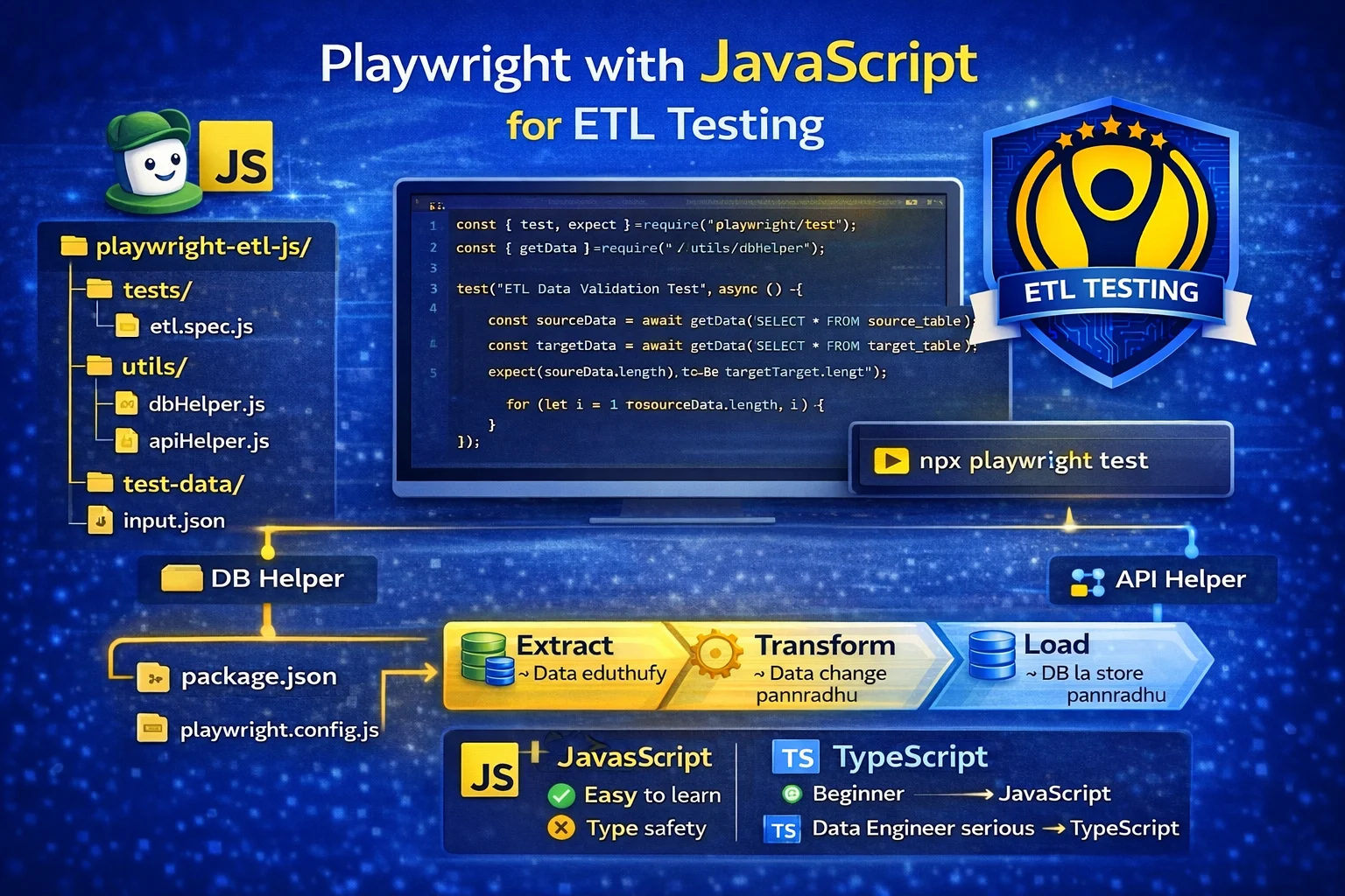 Playwright with Javascript Training - learnsoft.org